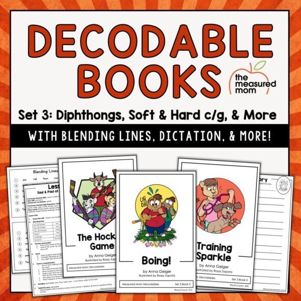 Decodable Books & Lessons for Diphthongs & More - The Measured Mom