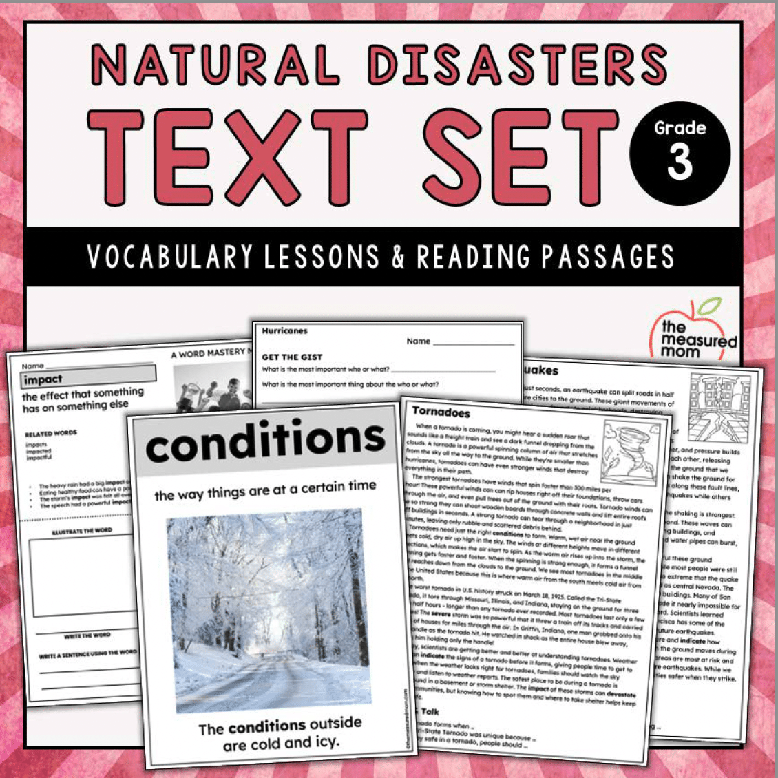 Natural Disasters: Text Set for 3rd Grade - The Measured Mom